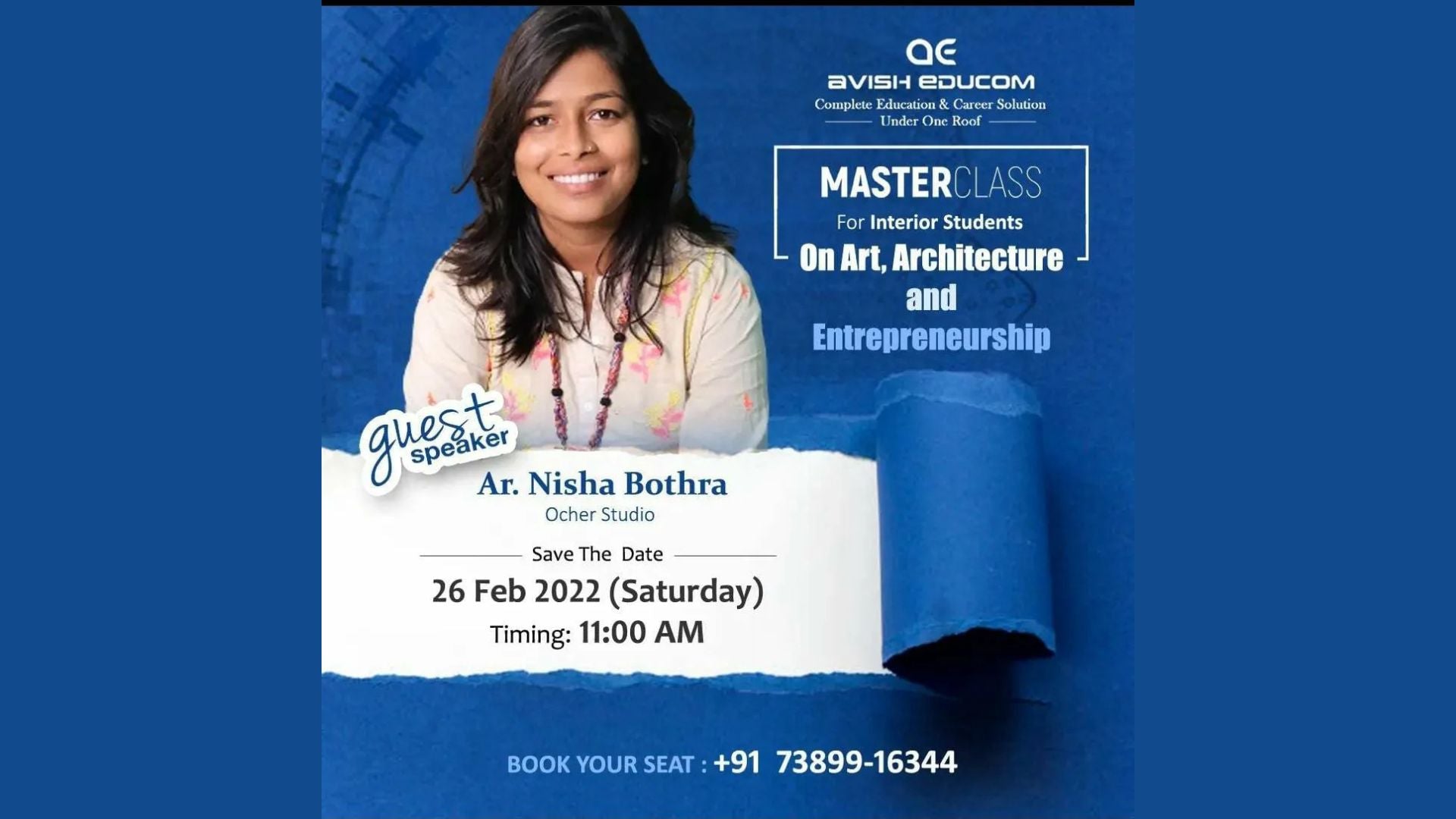 Guest Lecture At Avish Educom – Ocher Studio