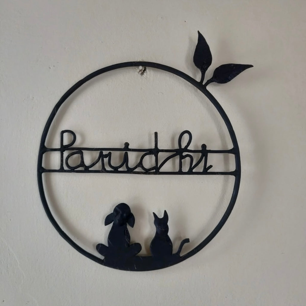 Buy Handcrafted Cat Dog Name Plate Online At Ocher Studio buy-handcrafted-cat-dog-name-plate-online-at-ocher-studio